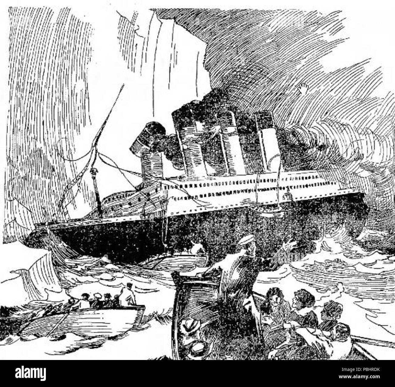 Titanic event Black and White Stock Photos & Images - Alamy