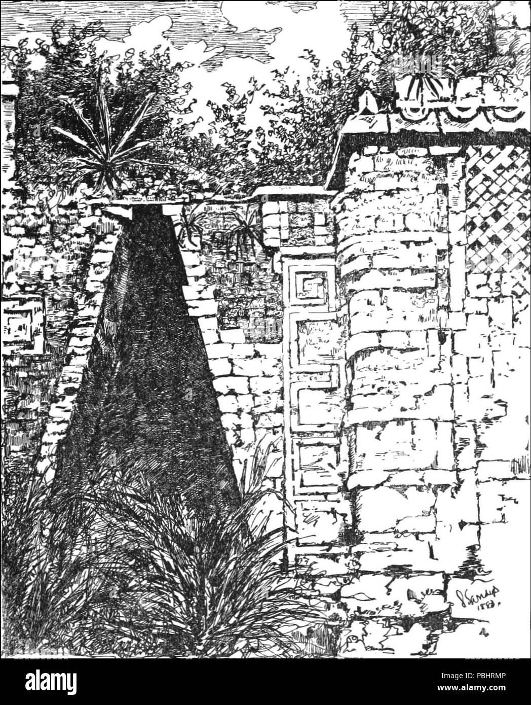 Maya structural design hi-res stock photography and images - Alamy