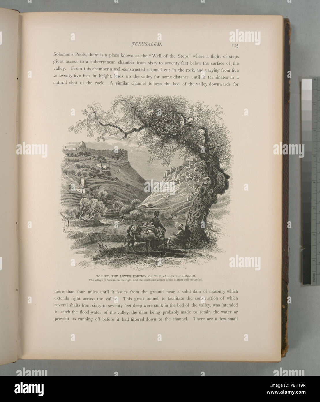 1756 Tophet, the lower portion of the Valley of Hinnom. The village of ...