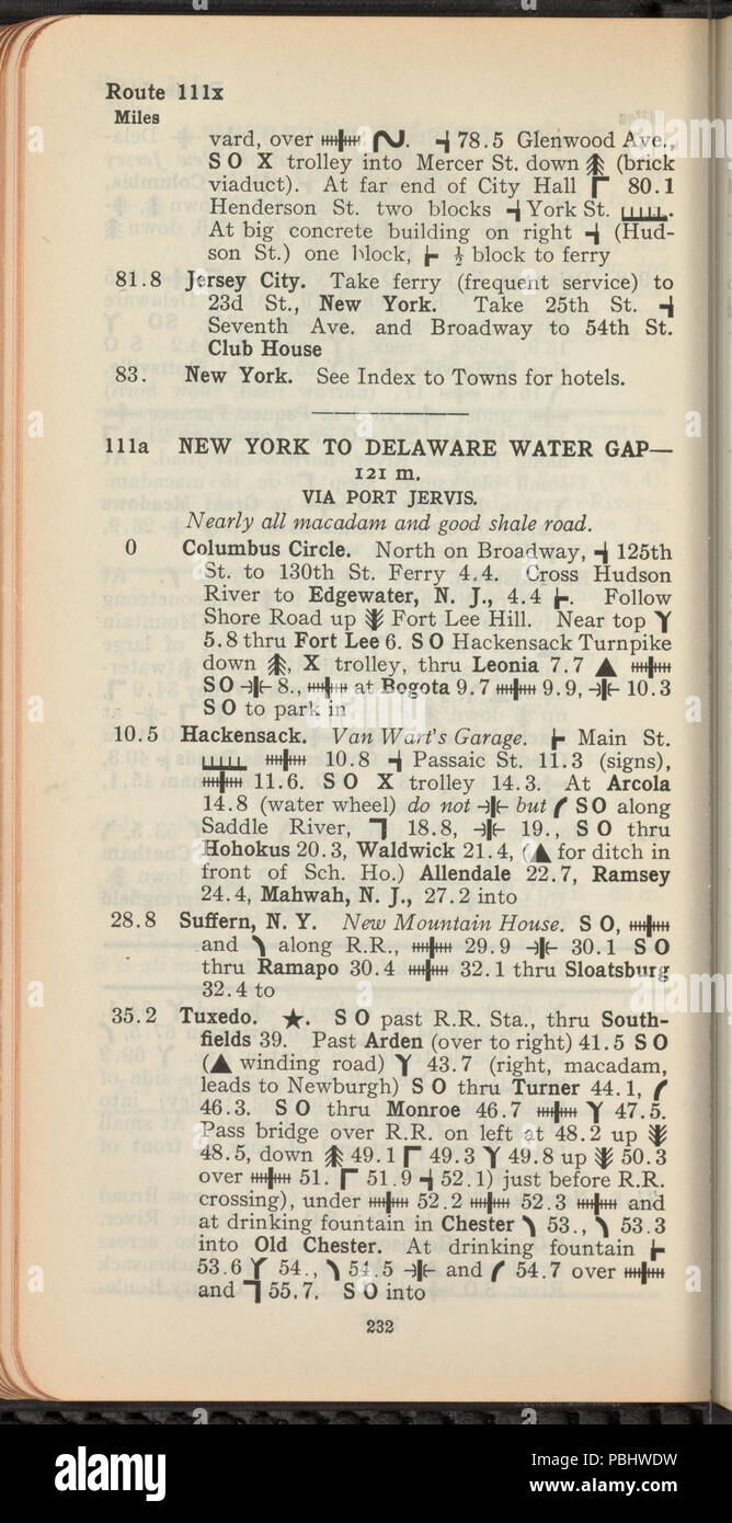 1765 Tour book (NYPL b13679865-5090686 Stock Photo - Alamy