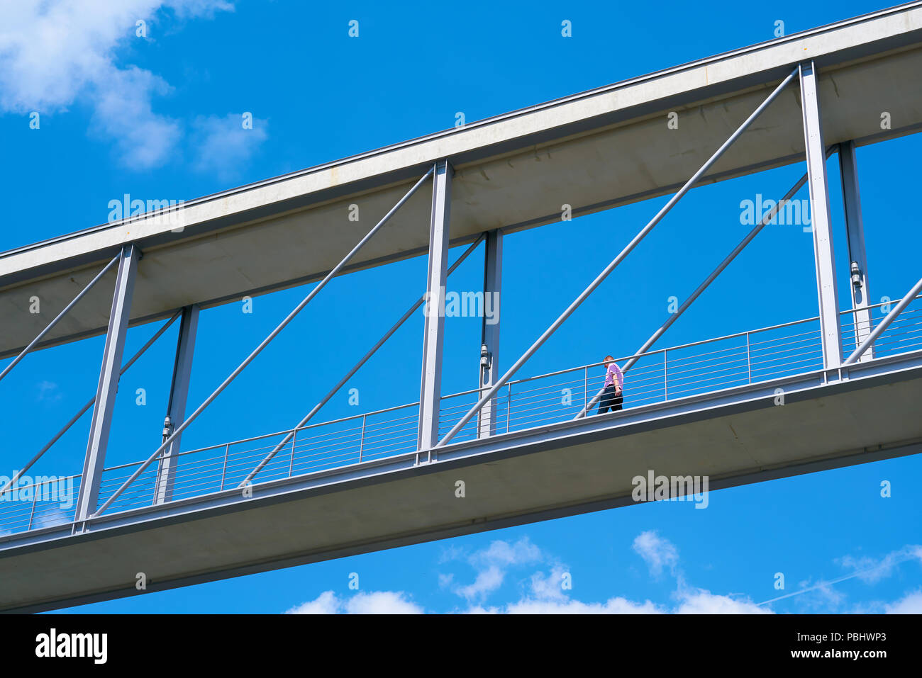Businessman Pedestrian Bridge High Resolution Stock Photography and ...