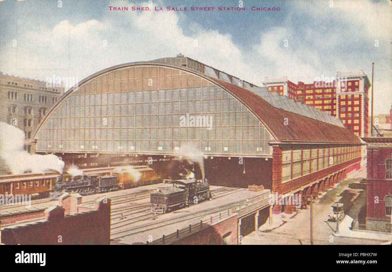 Chicago la salle street station hi-res stock photography and images - Alamy