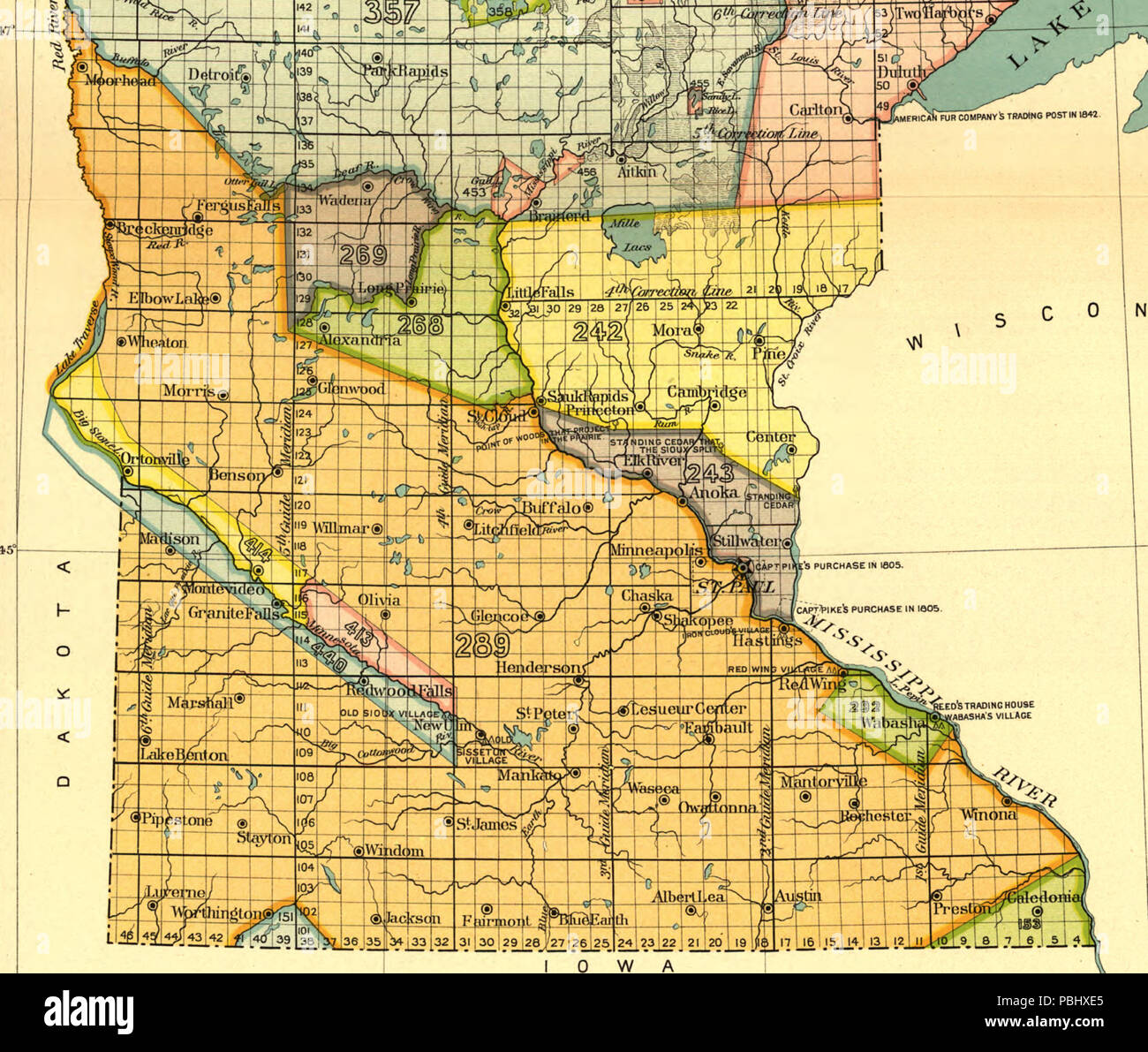 Treaty of the traverse des sioux hi-res stock photography and images ...