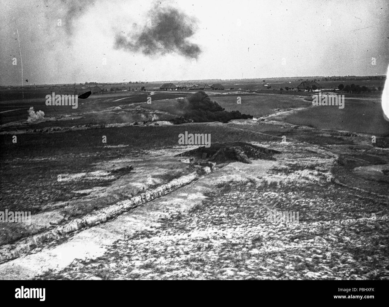 1772 Trench, explosion, First World War Fortepan 62764 Stock Photo - Alamy
