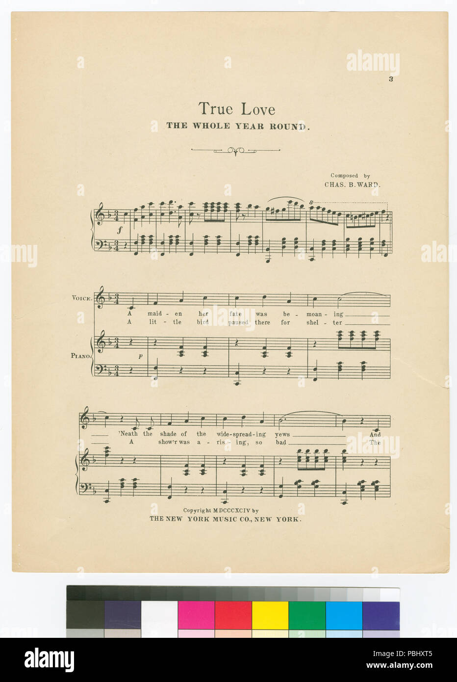 1775 True love the whole year round (NYPL Hades-454419-1698971 Stock ...