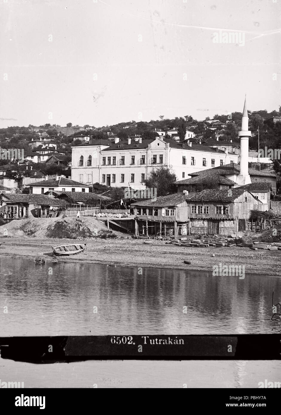 1778 Tutrakan, a Dunáról nézve. Fortepan 86961 Stock Photo - Alamy