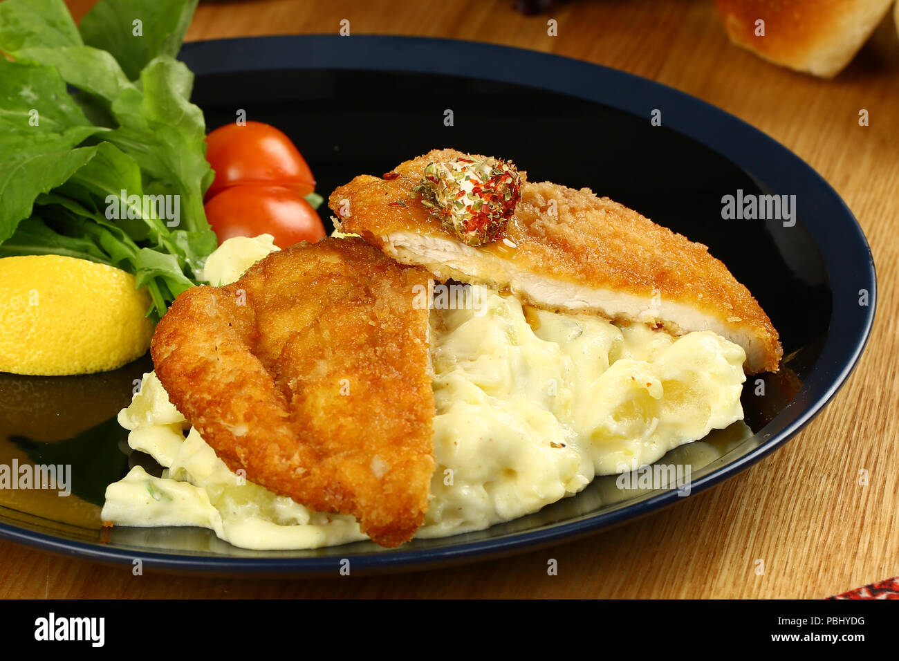 Wiener schnitzel - Vienna schnitzel Stock Photo - Alamy