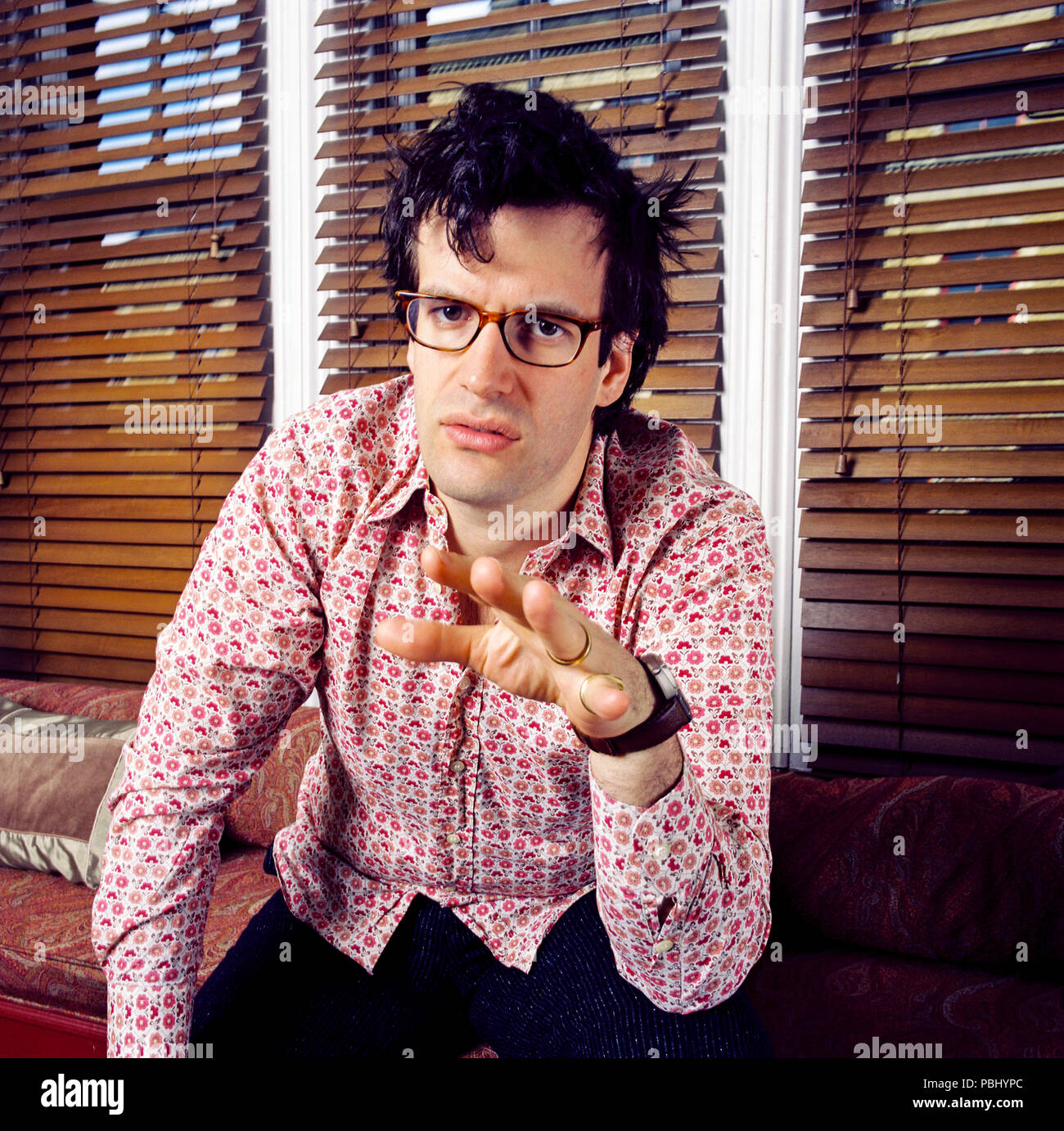 Marcus Brigstocke, English comedian, actor and satirist photographed in ...