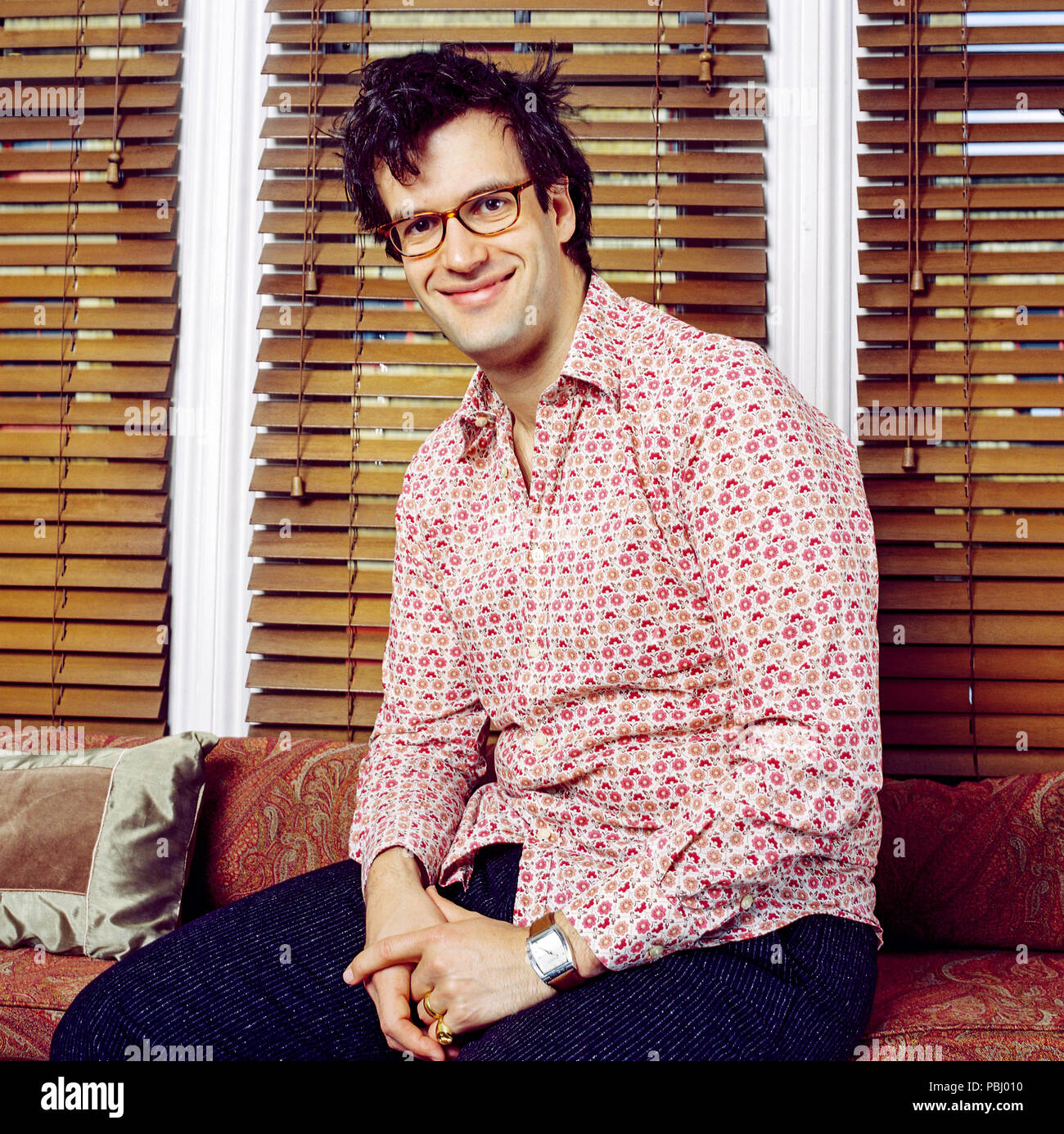 Marcus Brigstocke, English comedian, actor and satirist photographed in ...