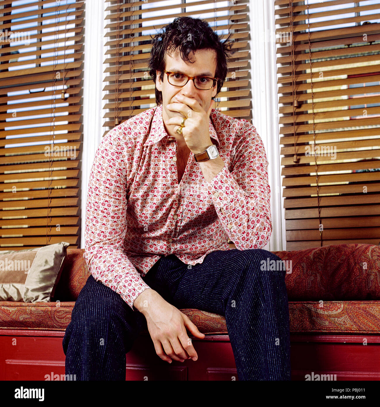 Marcus Brigstocke, English comedian, actor and satirist photographed in ...