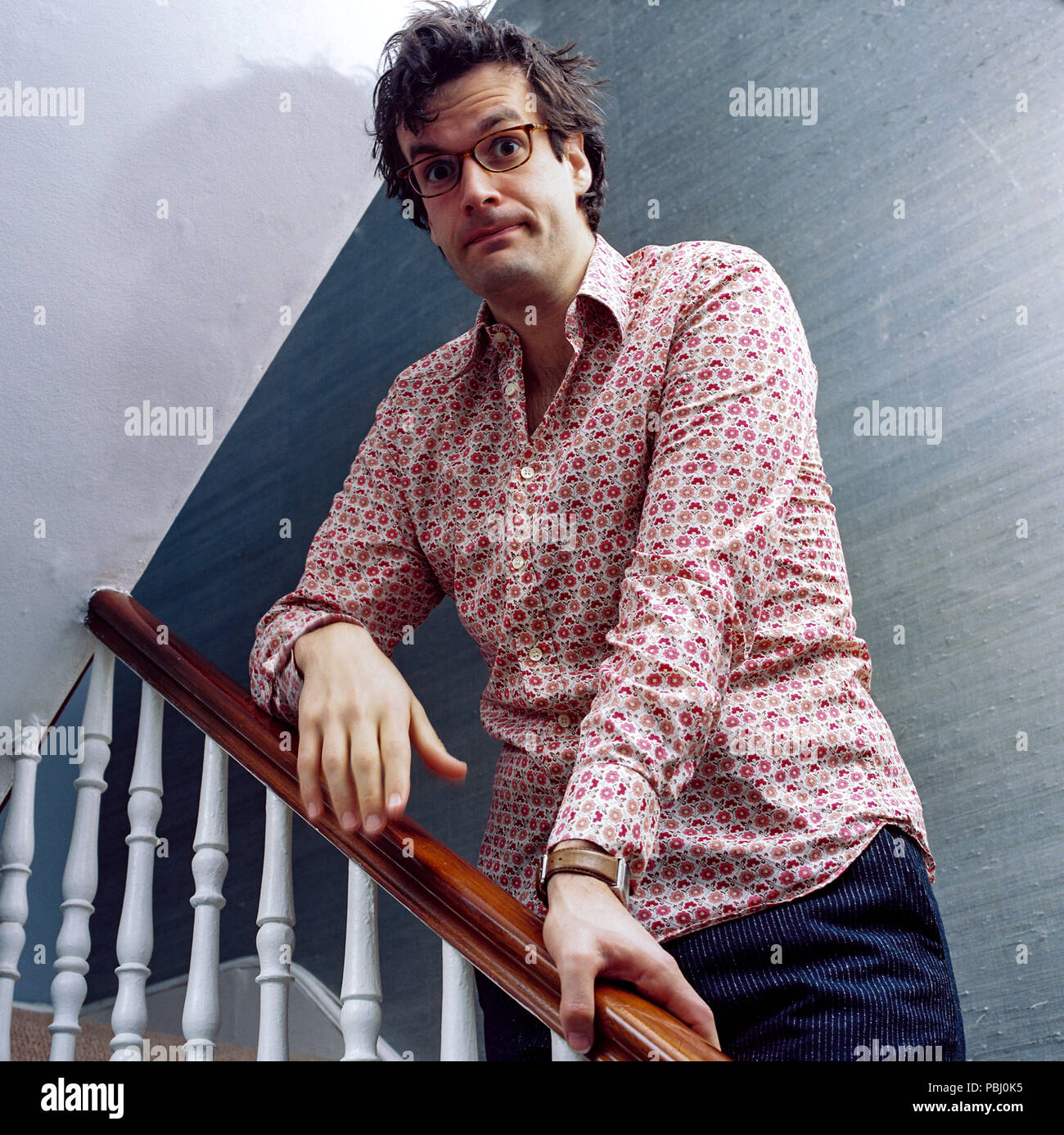 Marcus Brigstocke, English comedian, actor and satirist photographed in ...