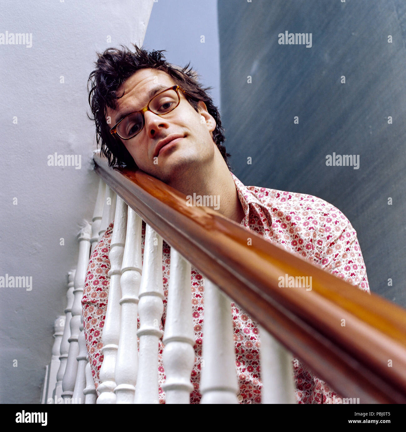 Marcus Brigstocke, English comedian, actor and satirist photographed in ...