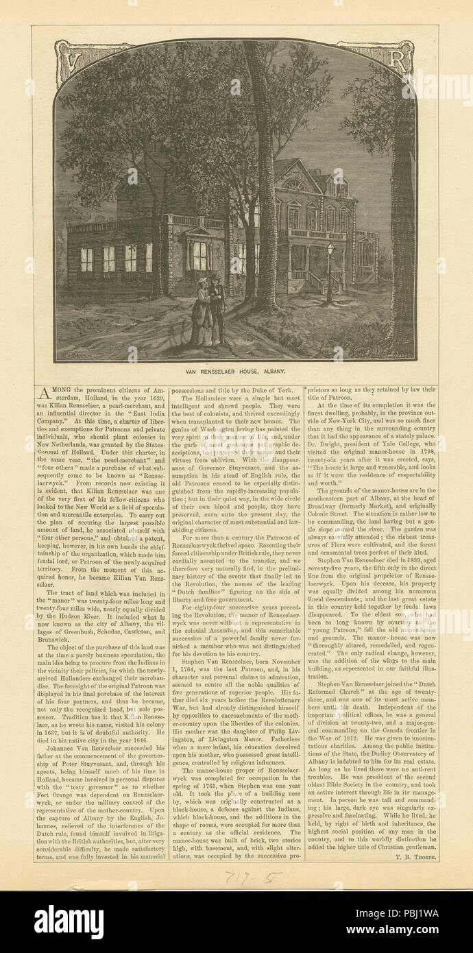 Van rensselaer house hi-res stock photography and images - Alamy