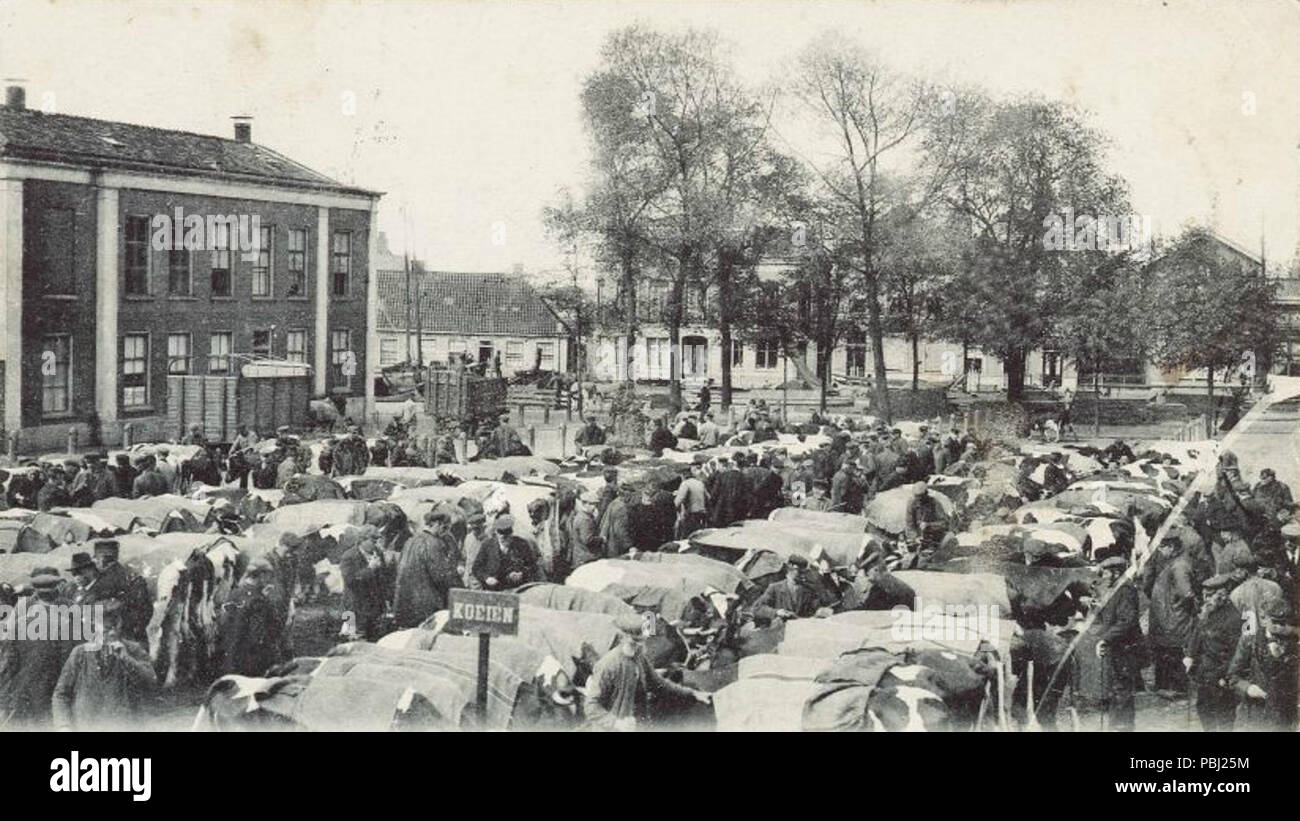 1802 Veemarkt Martiniplein Stock Photo - Alamy