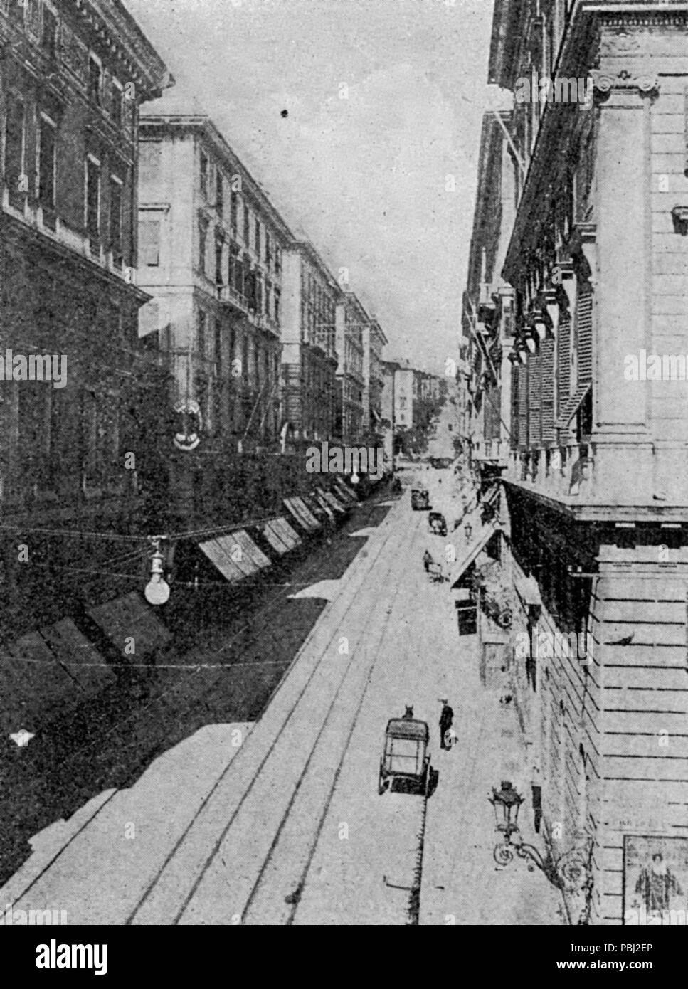 Via roma Black and White Stock Photos & Images - Alamy