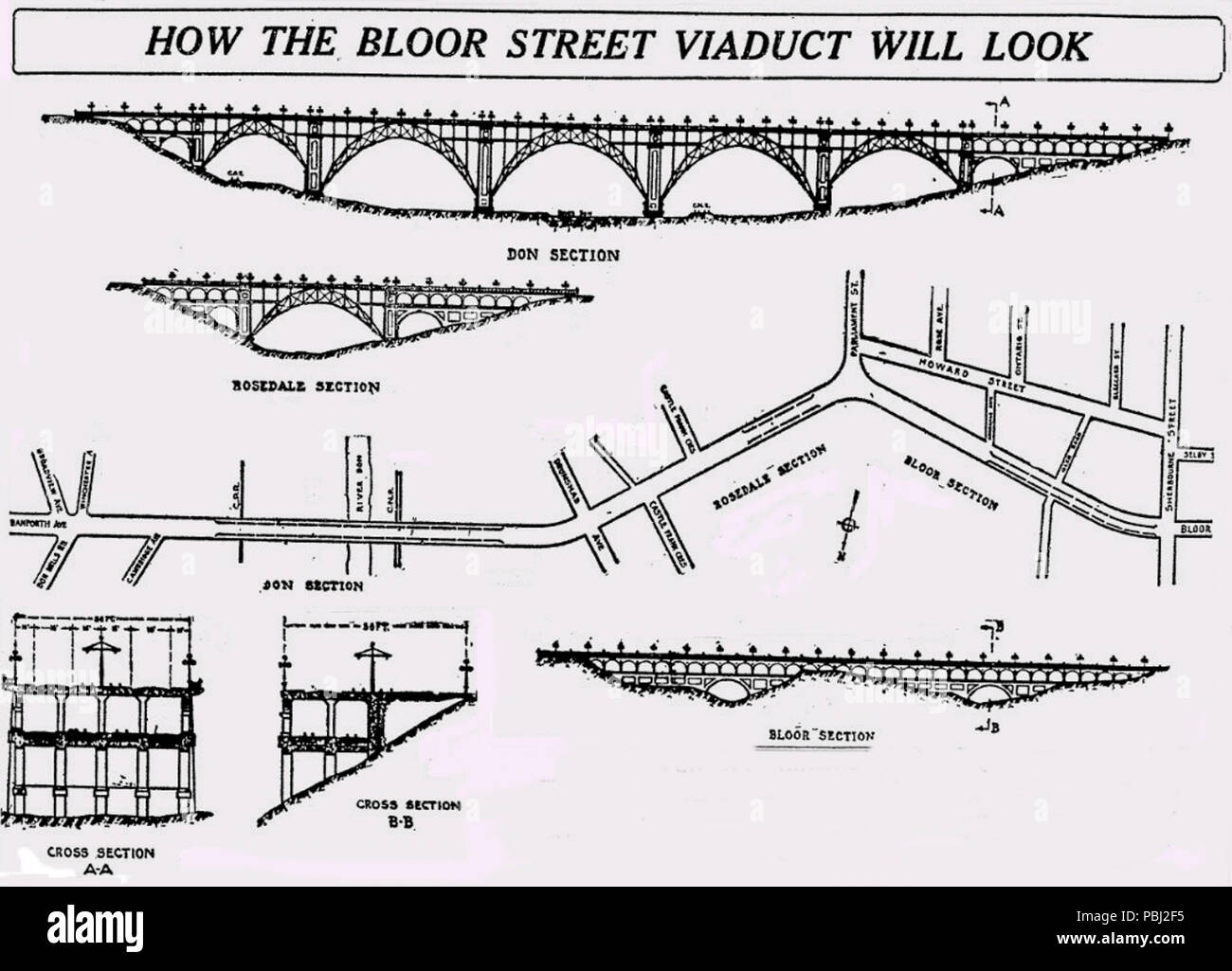 1804 Viaduct illustration Stock Photo - Alamy