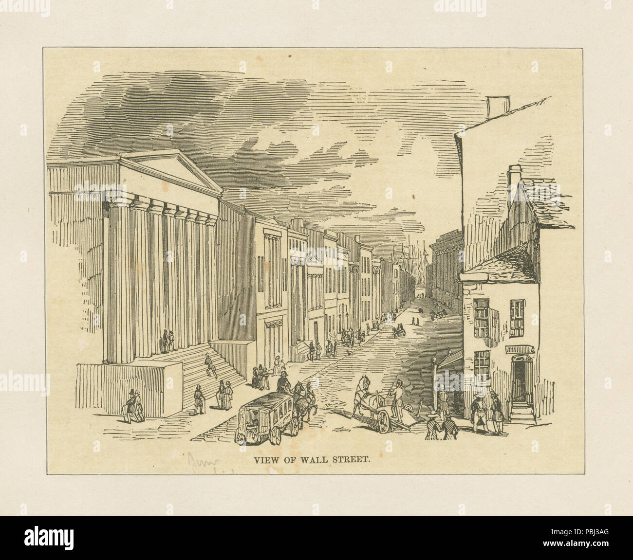 1817 wall street hi-res stock photography and images - Alamy