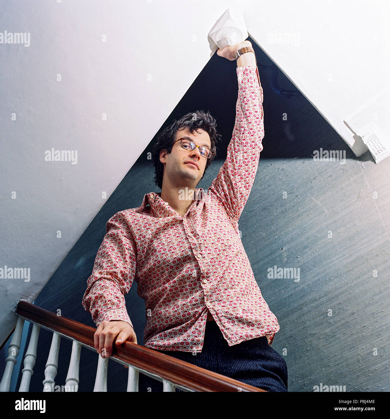 Marcus Brigstocke, English comedian, actor and satirist photographed in ...