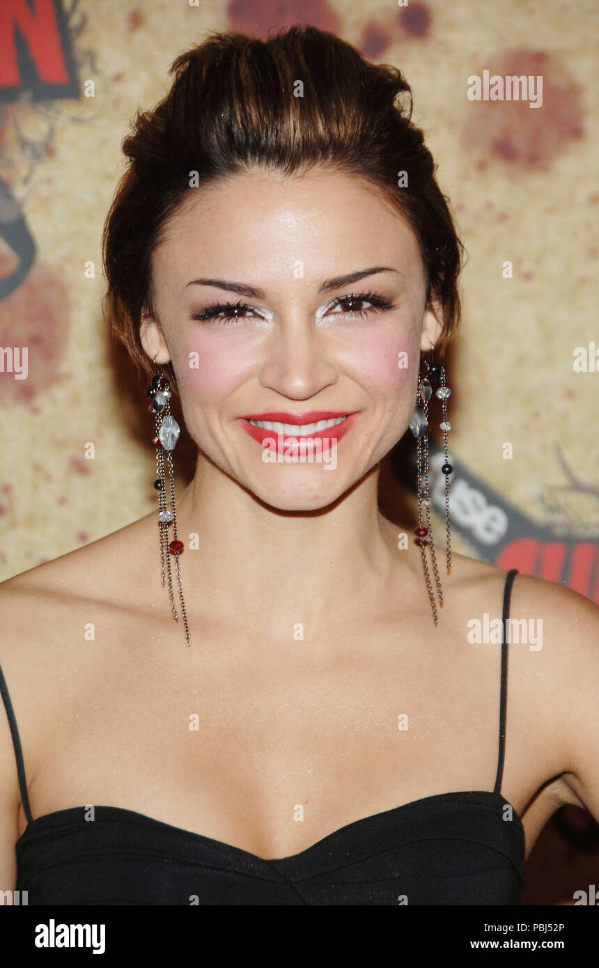 Samaire Armstrong at the CHAINSAW AWARDS at the Orpheum Theatre in Los ...