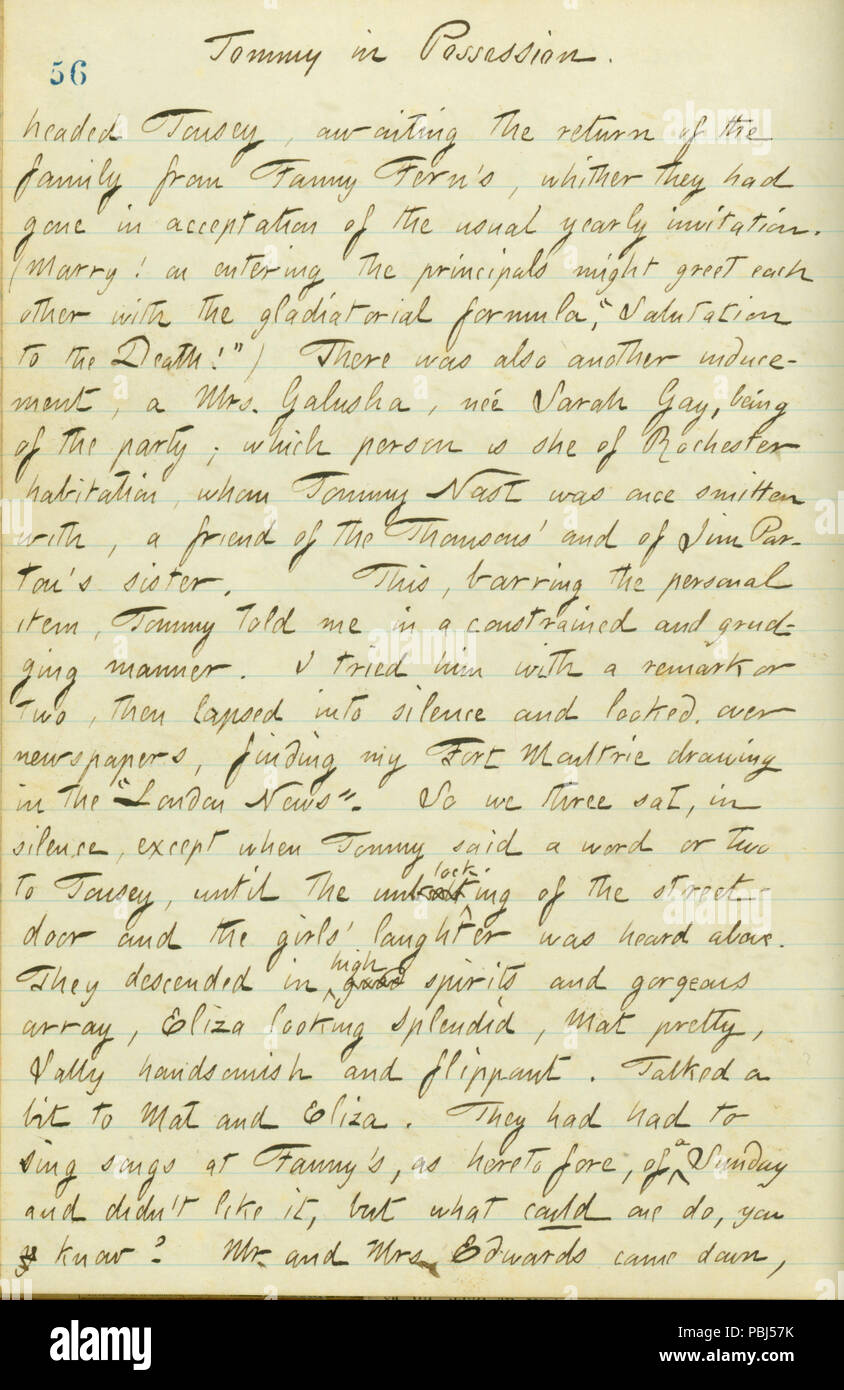 1726 Thomas Butler Gunn Diaries- Volume 16, page 69, April 7, 1861 ...
