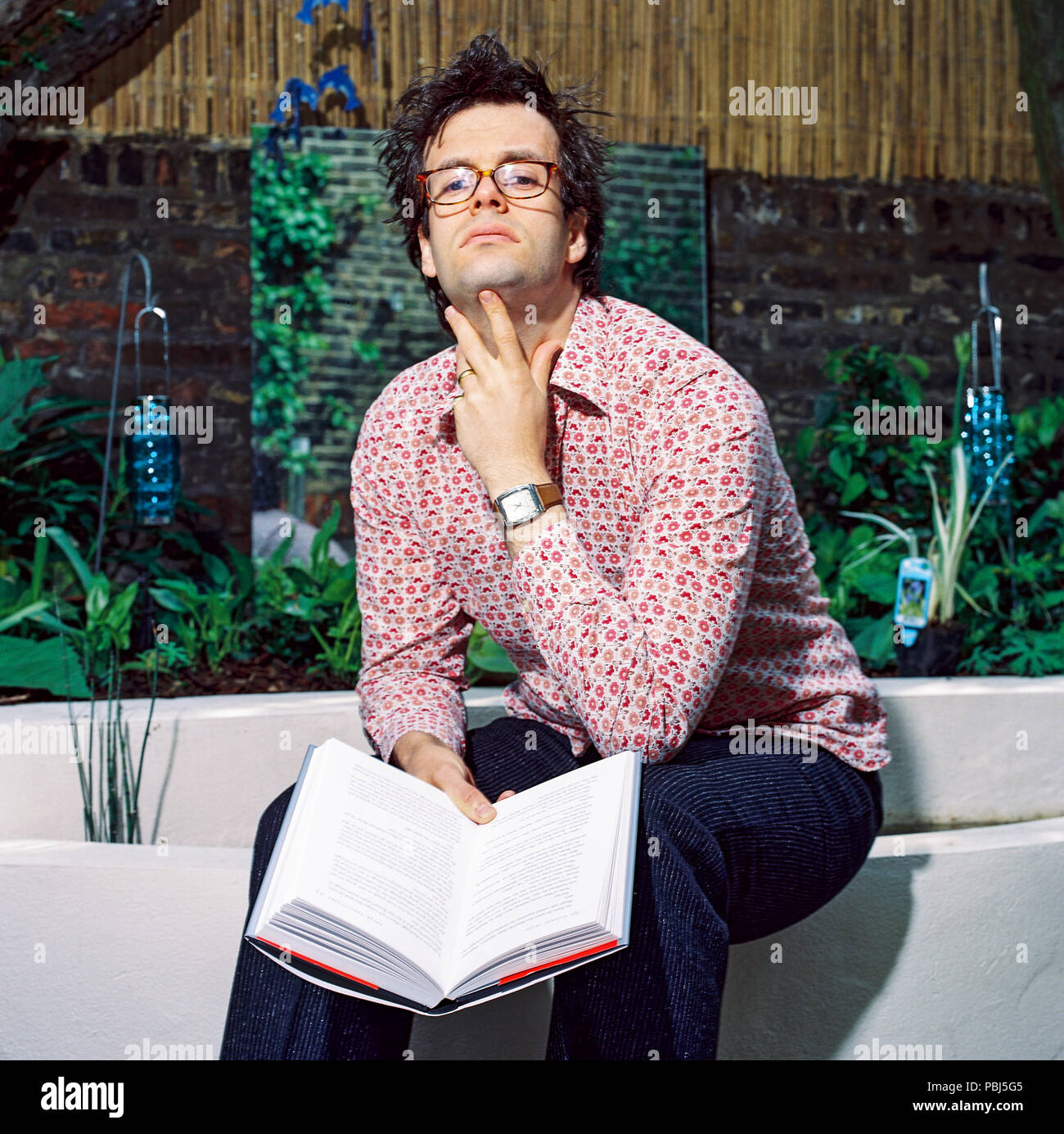 Marcus Brigstocke, English comedian, actor and satirist photographed in ...