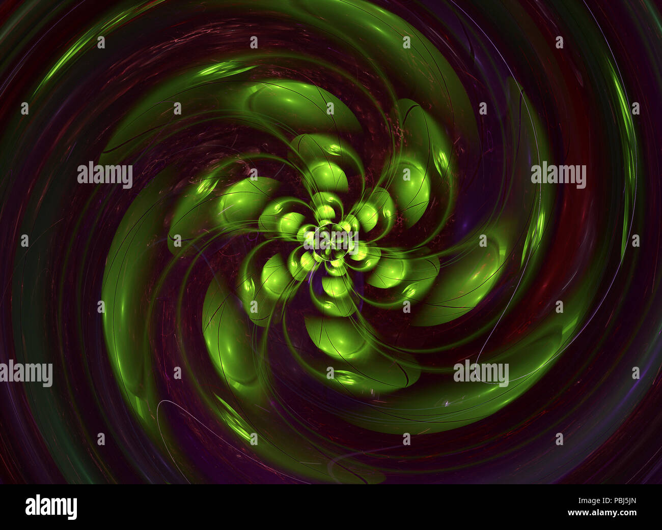 Abstract fractal patterns and shapes. Fractal texture. The colors in ...