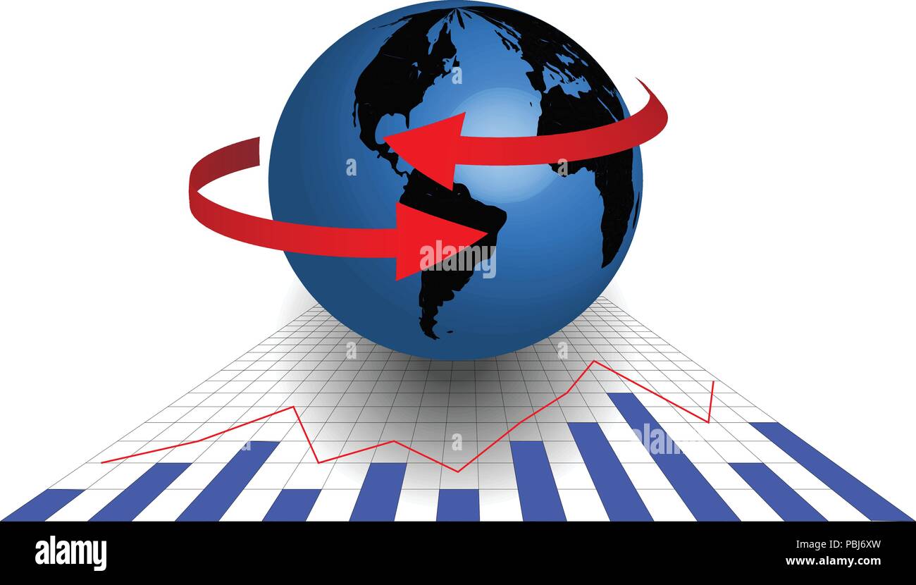 Stock exchange and stocks with chart Stock Vector Images - Alamy