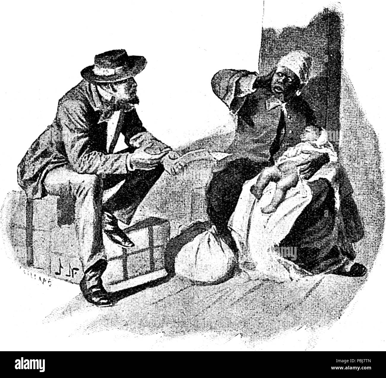 Harriet beecher stowes uncle toms cabin hi-res stock photography and ...
