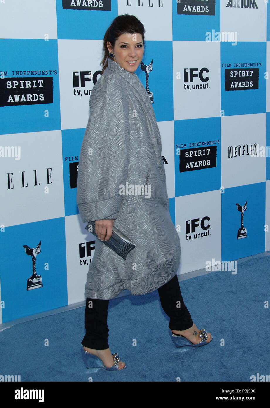 Marisa Tomei arriving at the Film Independent's 22th SPIRIT AWARDS in ...