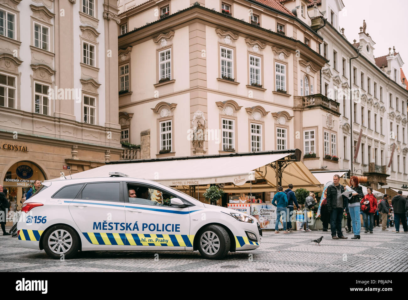 Prague police hi-res stock photography and images - Alamy