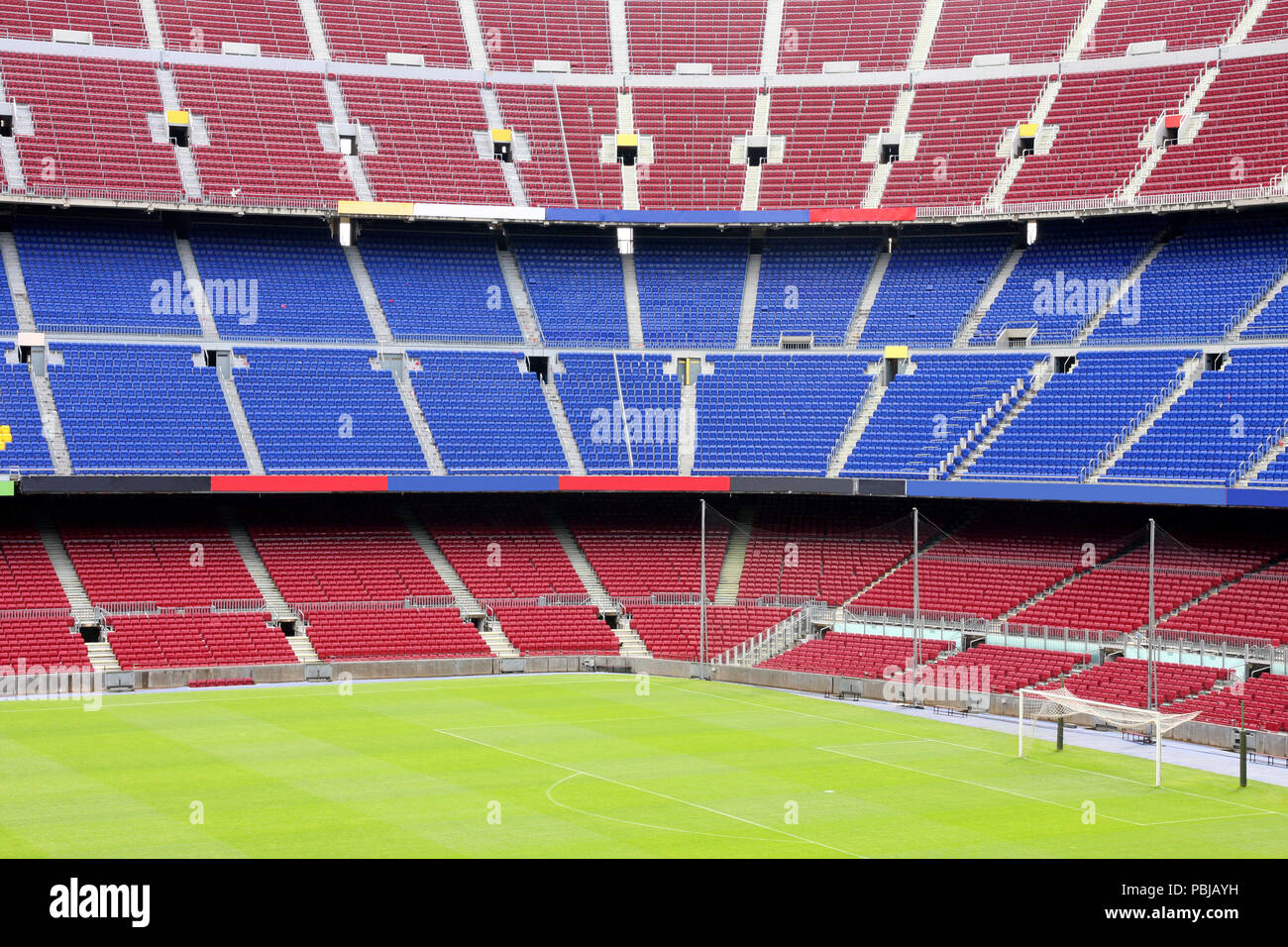 view of Nou Camp Stadium in Barcelona, FC Barcelona Stock Photo - Alamy