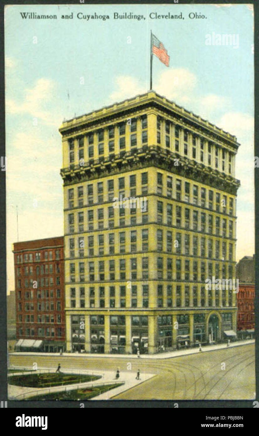1860 Williamson and Cuyahoga Buildings, 1910 Stock Photo - Alamy