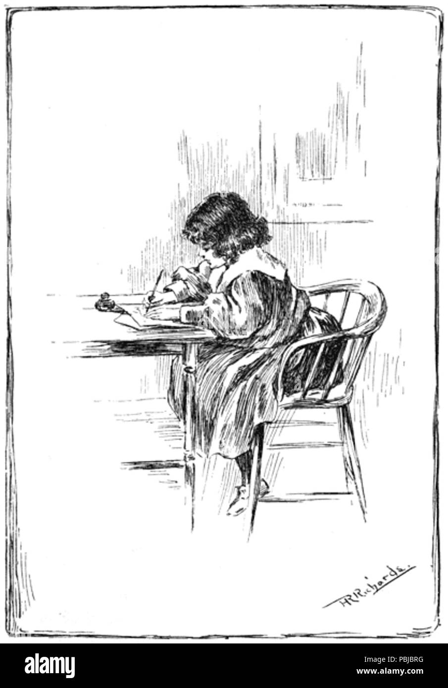 Domestic writing Black and White Stock Photos & Images - Alamy