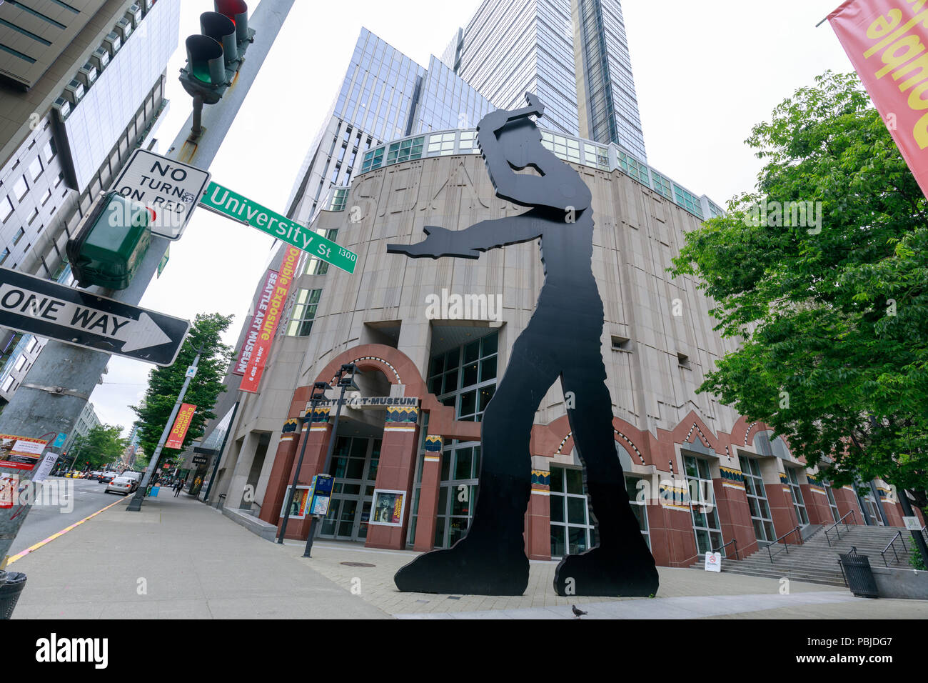 Seattle, Washington - June 30, 2018 : Seattle Art Museum building in ...