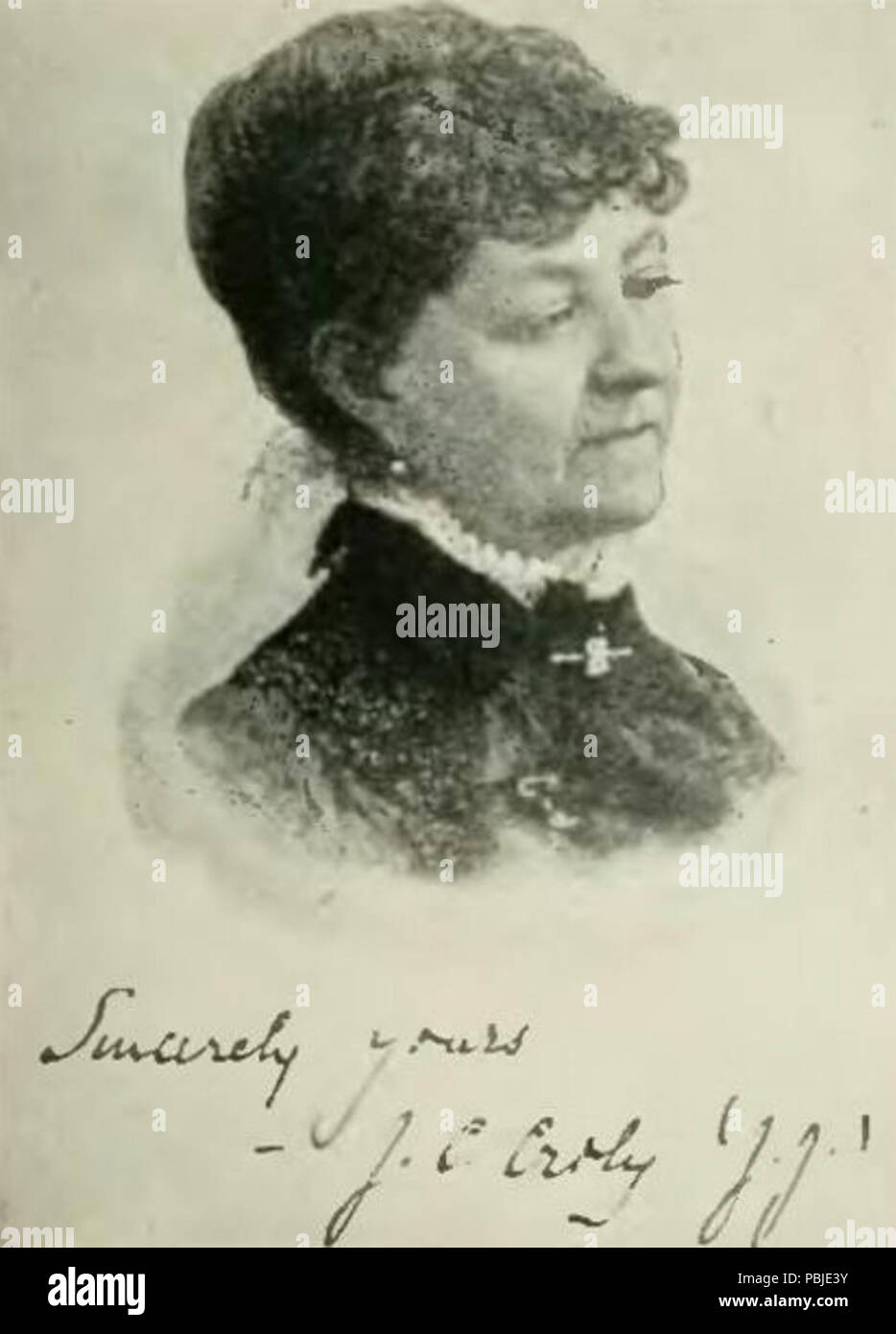 830 JENNIE CUNNINGHAM CROLY Stock Photo - Alamy