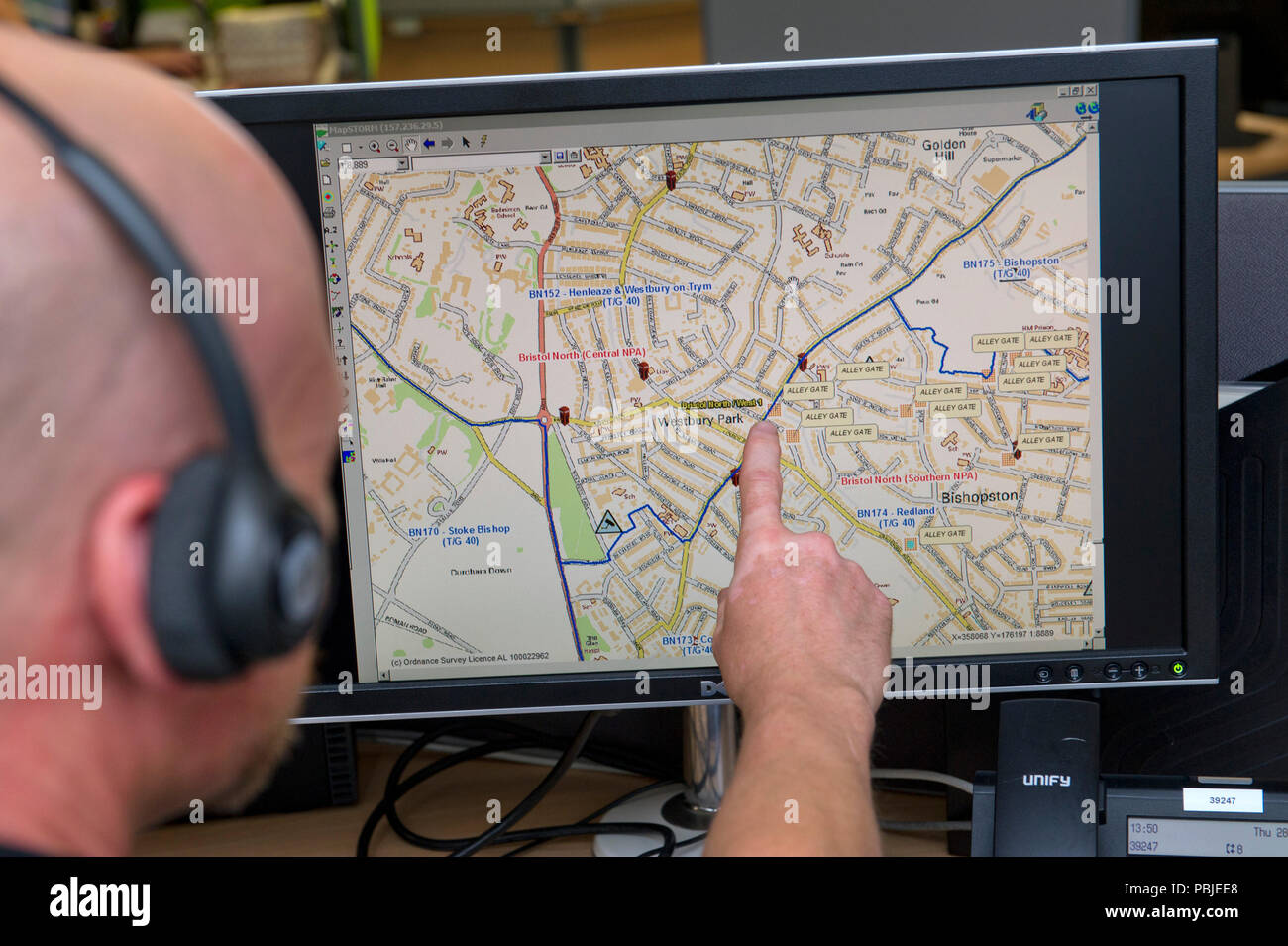 Avon & Somerset Police headquarters,showing the Communications (Comms ...