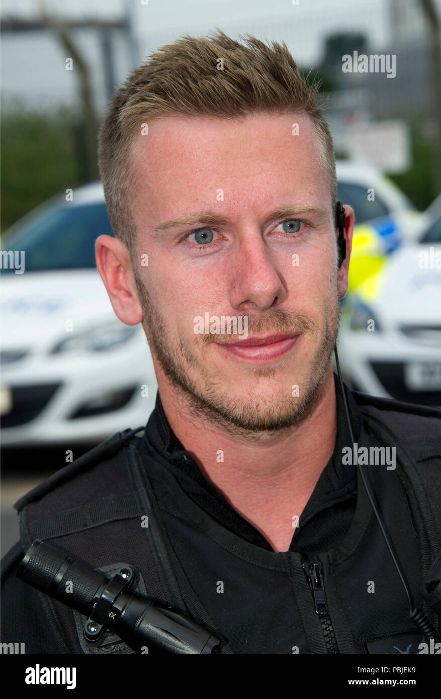 Avon & Somerset Constabulary. PC Andy Bird from Patchway police station ...