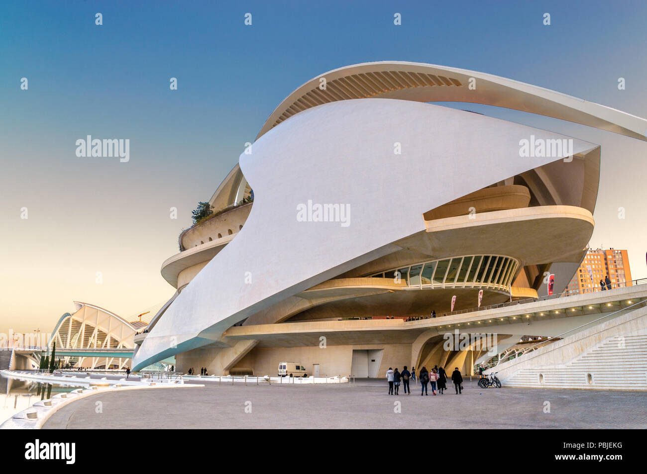 Valencia opera house exterior hi-res stock photography and images - Alamy