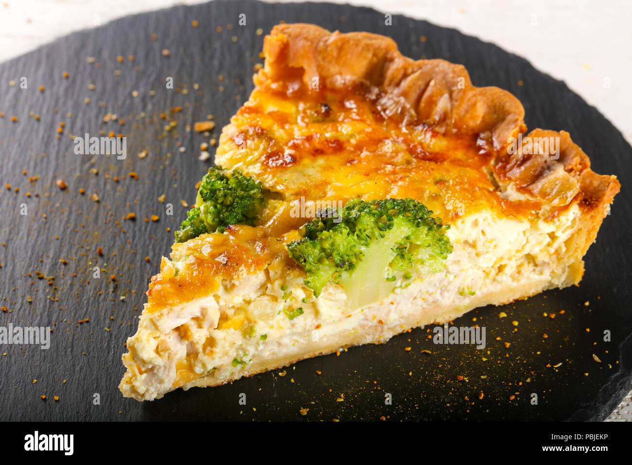 Traditional Russian kish pie Stock Photo - Alamy
