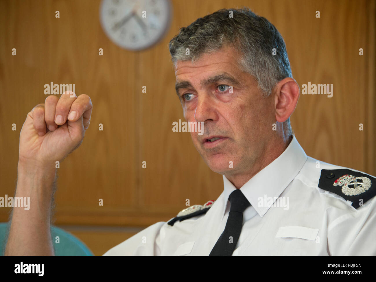 The chief constable of the avon and somerset police hi-res stock ...