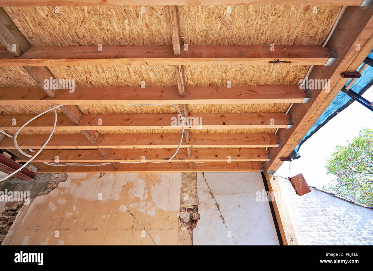 Wooden ceiling structure hi-res stock photography and images - Alamy