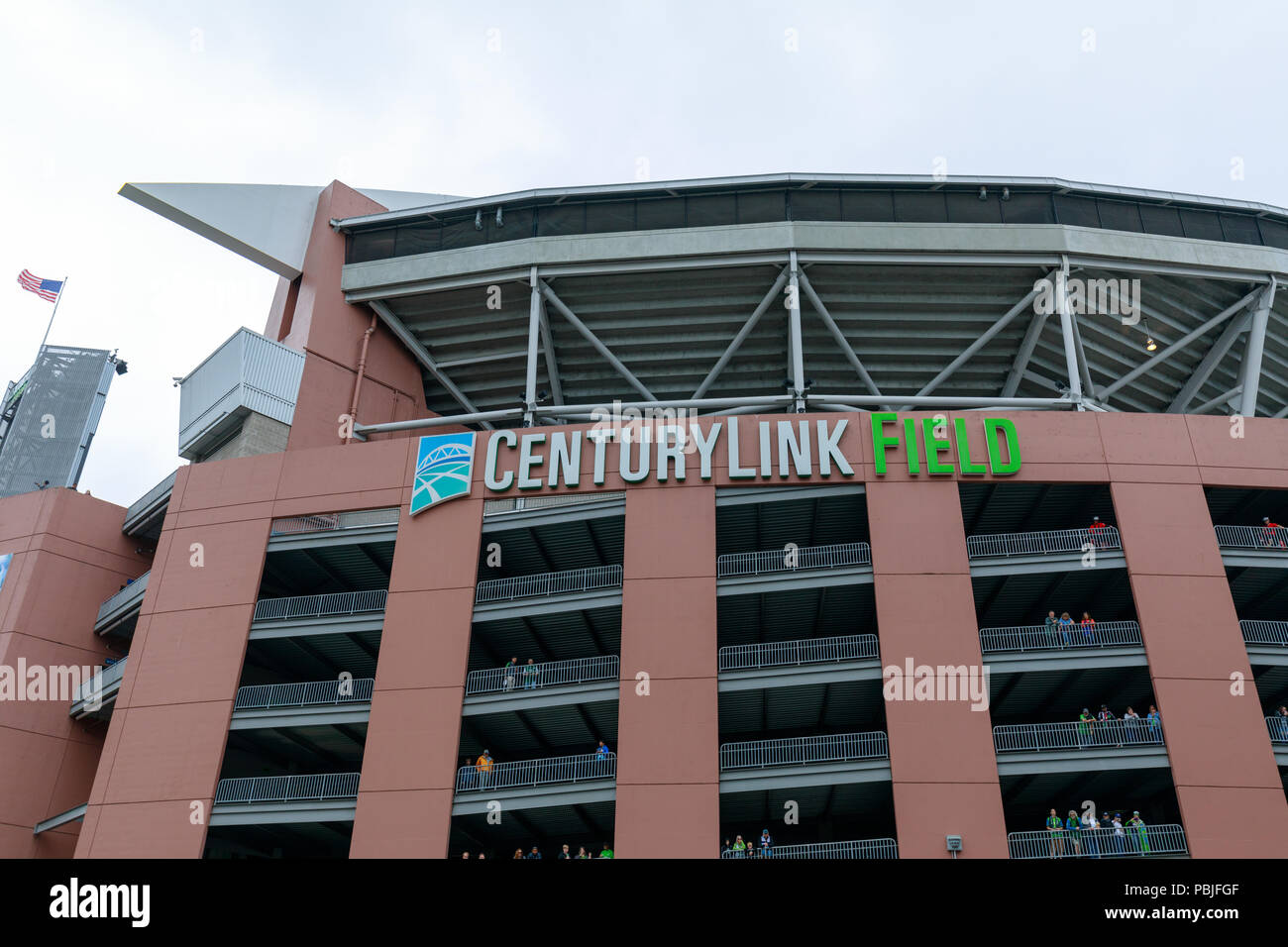 Centurylink field exterior hi-res stock photography and images - Alamy