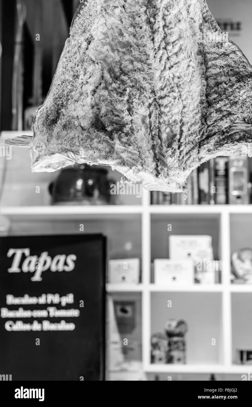 Gourmet stand Black and White Stock Photos & Images - Alamy