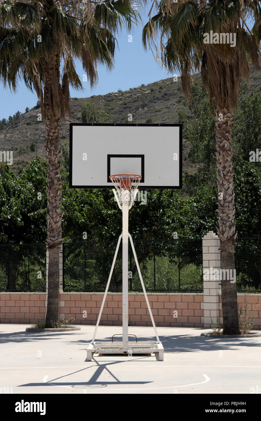 Basketball Court Front View