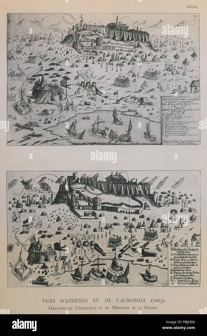 1687 athens hi-res stock photography and images - Alamy