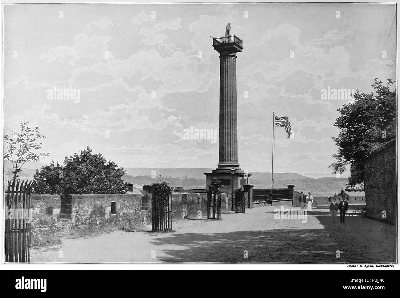 1829 Walker's monument QE4 127 Stock Photo - Alamy