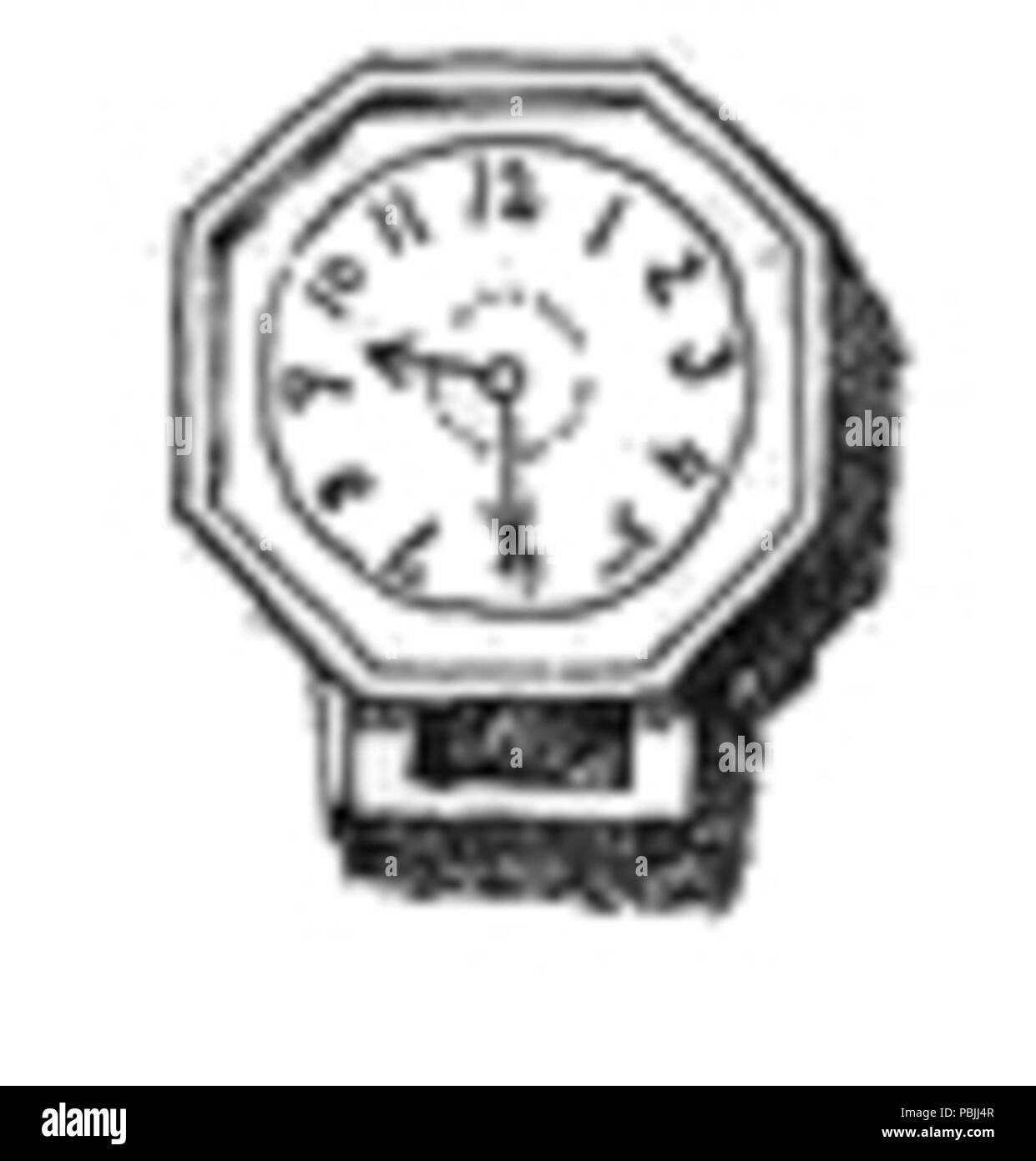 Clocks drawing Cut Out Stock Images & Pictures - Alamy