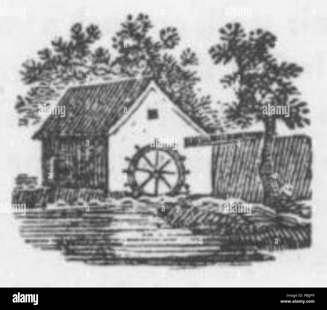 Mill drawing hi-res stock photography and images - Alamy