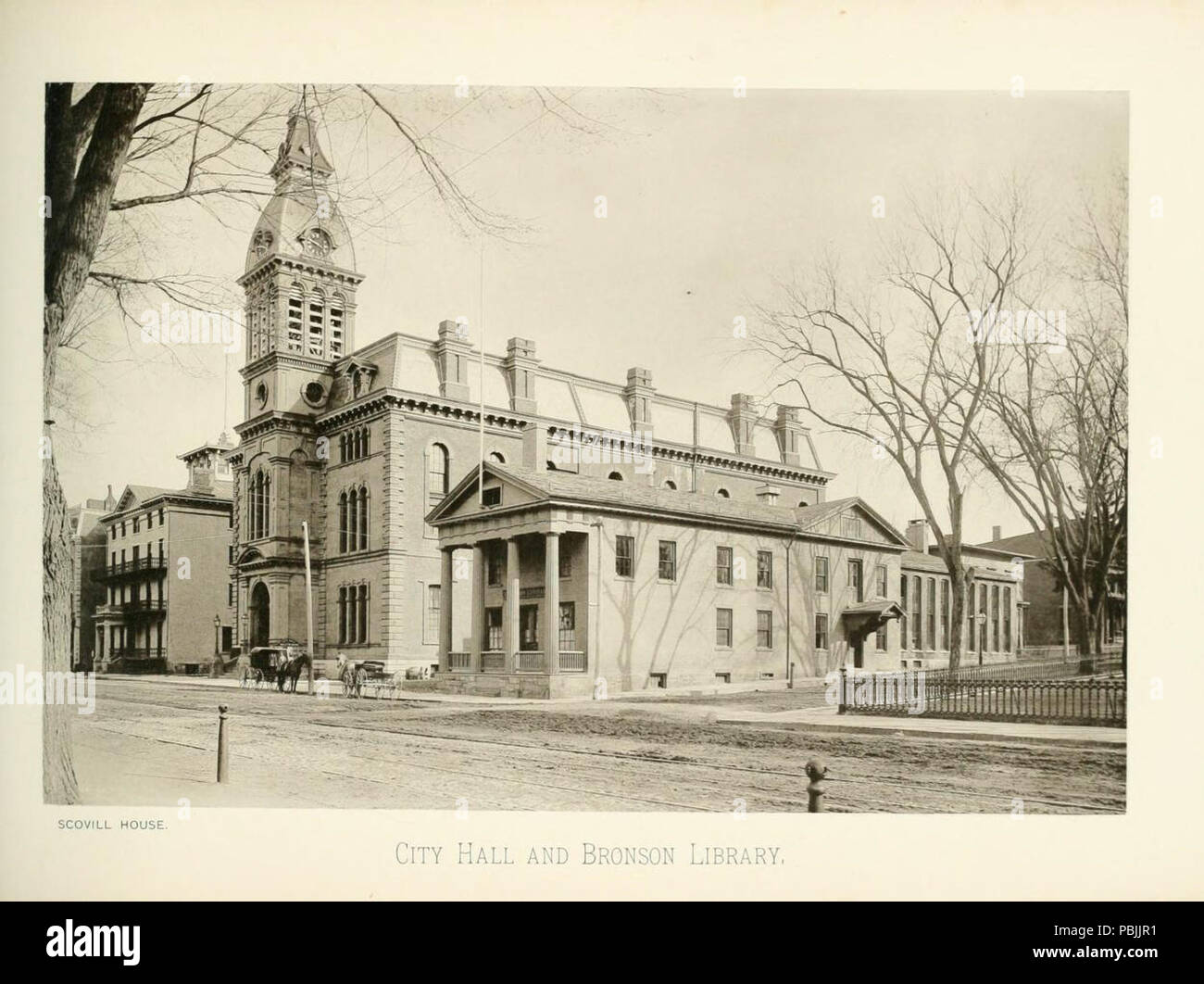 City hall and bronson library hi-res stock photography and images - Alamy