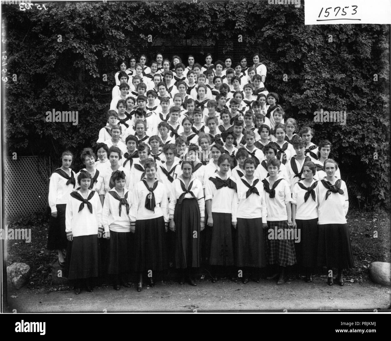 Freshman class photo Black and White Stock Photos & Images - Alamy